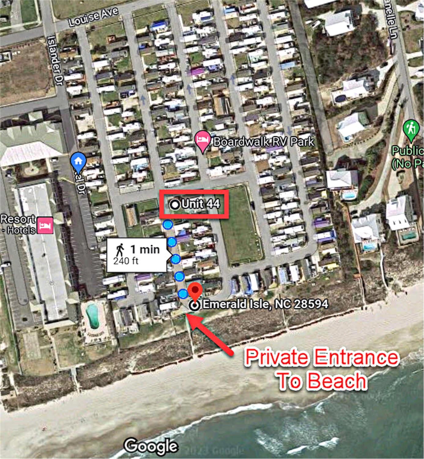 44 Boardwalk RV Park, Emerald Isle, NC 28594 By Joanne Flick